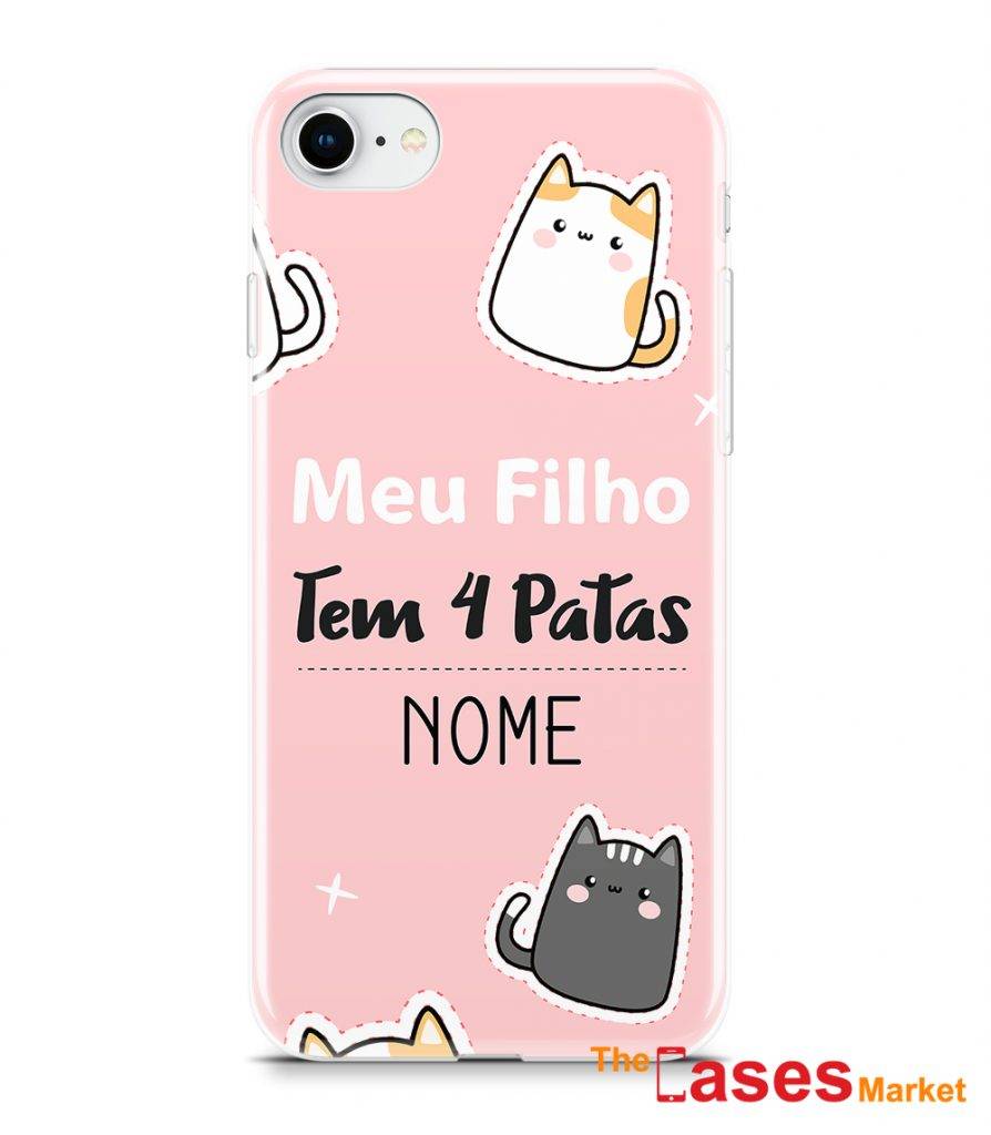 Capa telemóvel personalizada Meu Filho Tem 4 Patas - The Cases Market